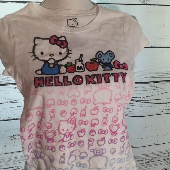 Hello Kitty | Shirts & Tops | Girls Hello Kitty Tshirt | Poshmark